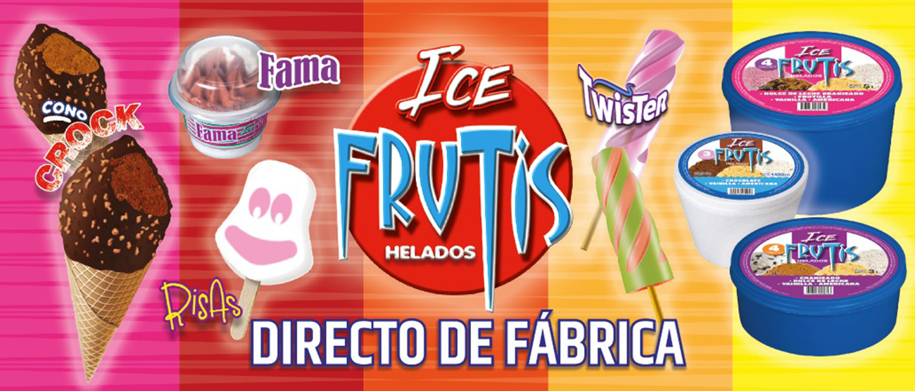 Fabricas de helados Ice Frutis para heladerias